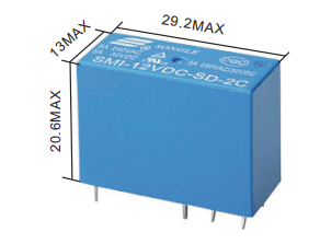 Relay 12V5A SMI-12VDC-SL-2C 8 Chân